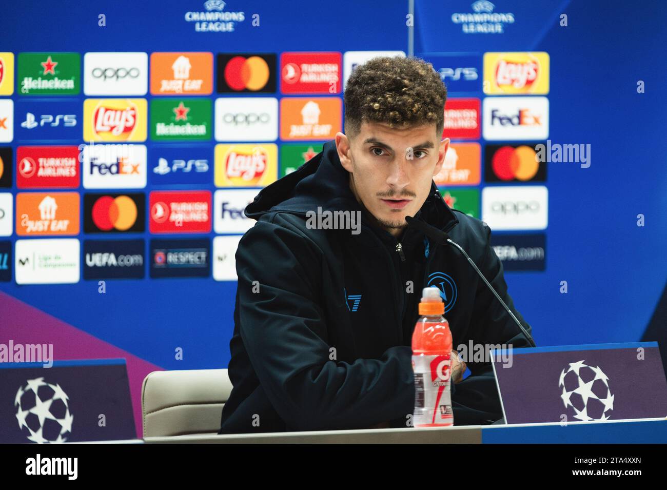 Madrid, Spain. 28th Nov, 2023. Giovanni Di Lorenzo, captain of Napoli ...