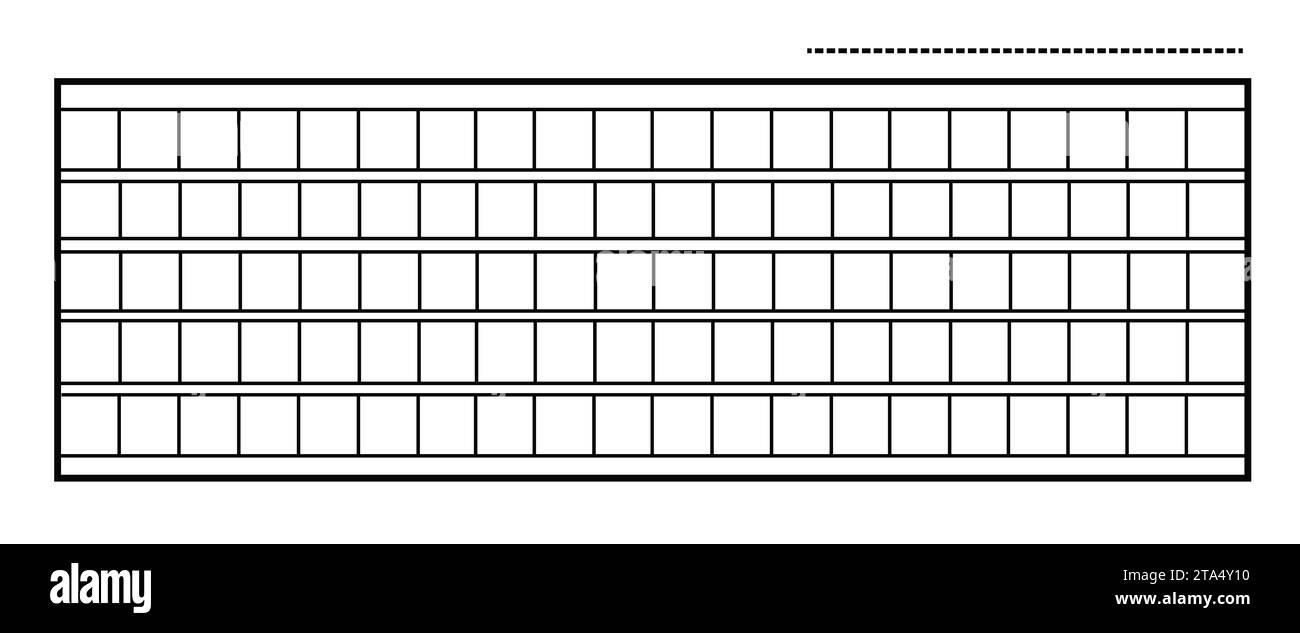 Manuscript grid hi-res stock photography and images - Alamy