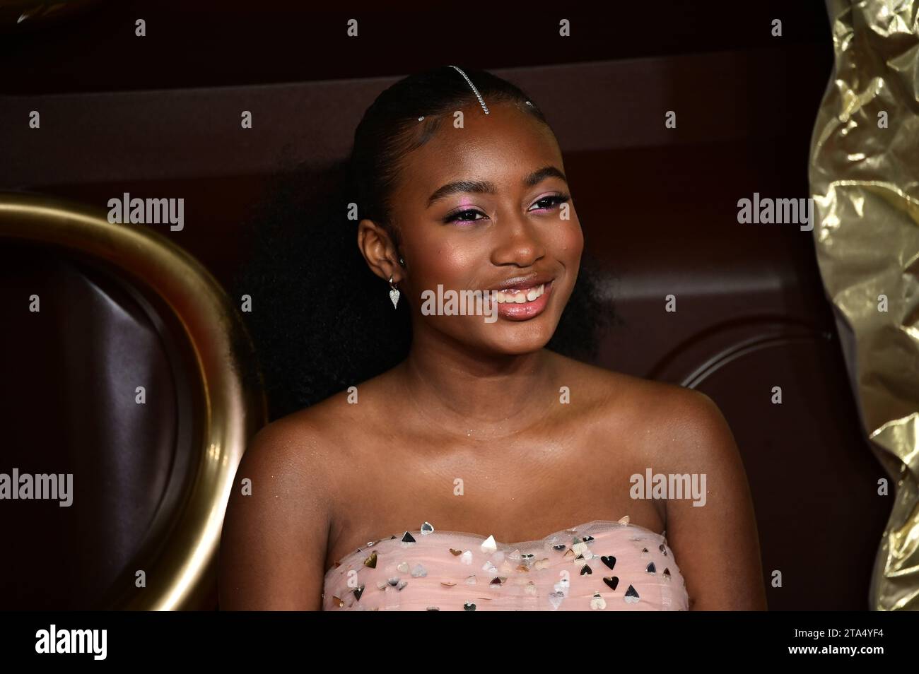 London, UK. 28th Nov, 2023. Calah Lane attends the Warner Bros ...