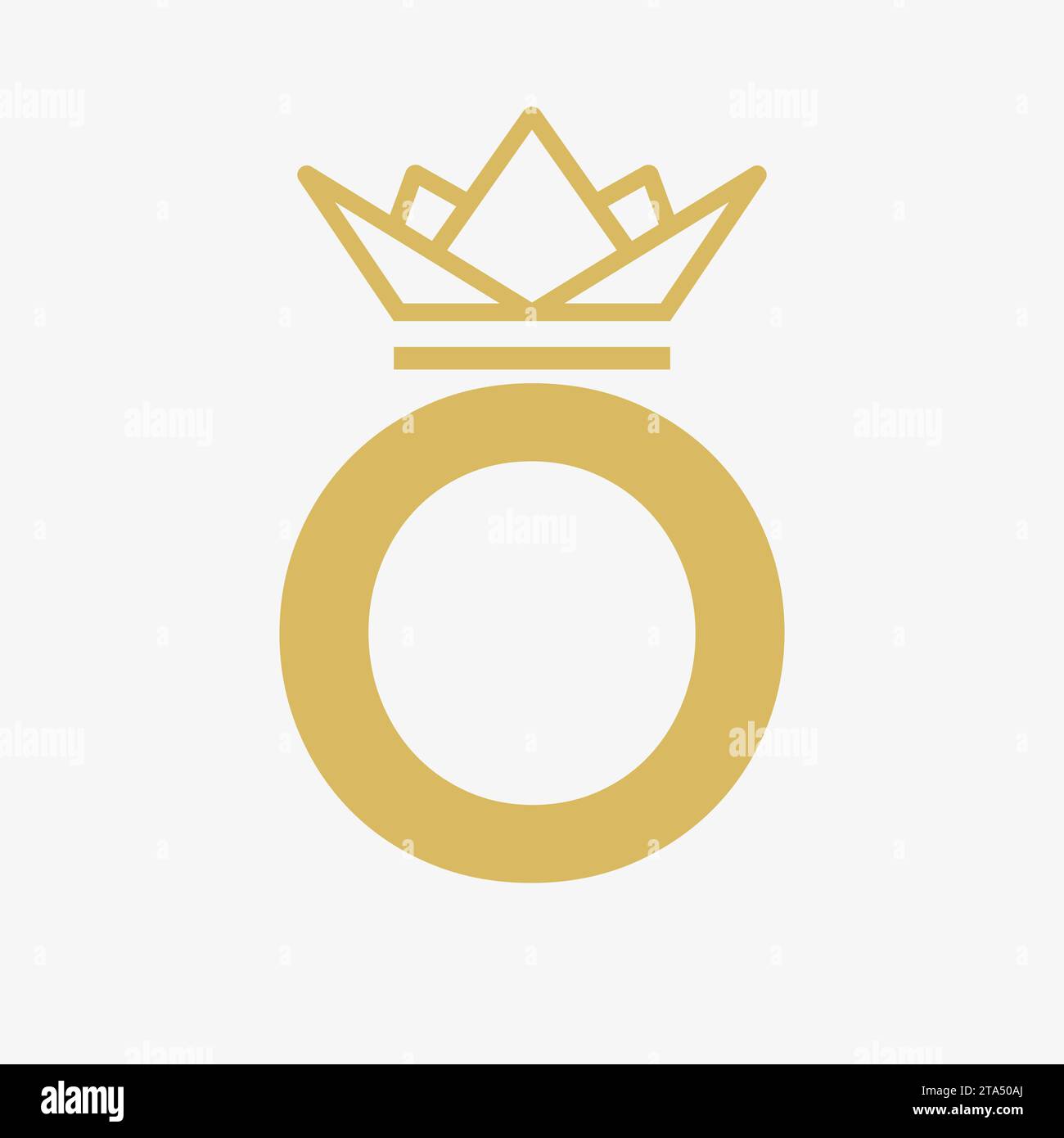 Initial Letter O Crown Logo. Crown Logo for Beauty, Fashion, Star ...