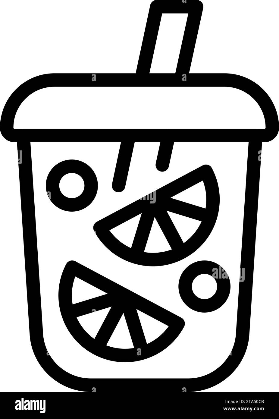 Fruity bubble tea icon outline vector. Iced bubbly beverage. Taiwanese pearl tea Stock Vector ...