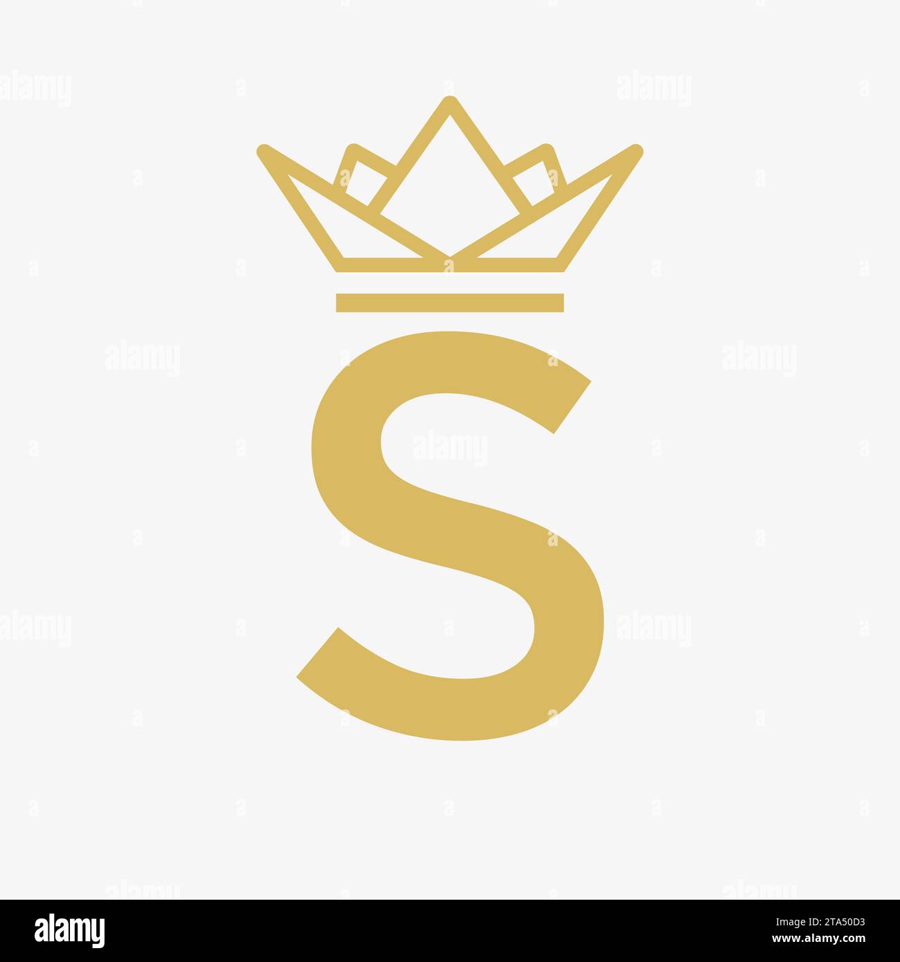 Initial Letter S Crown Logo. Crown Logo for Beauty, Fashion, Star, Elegant, Luxury Sign Stock ...
