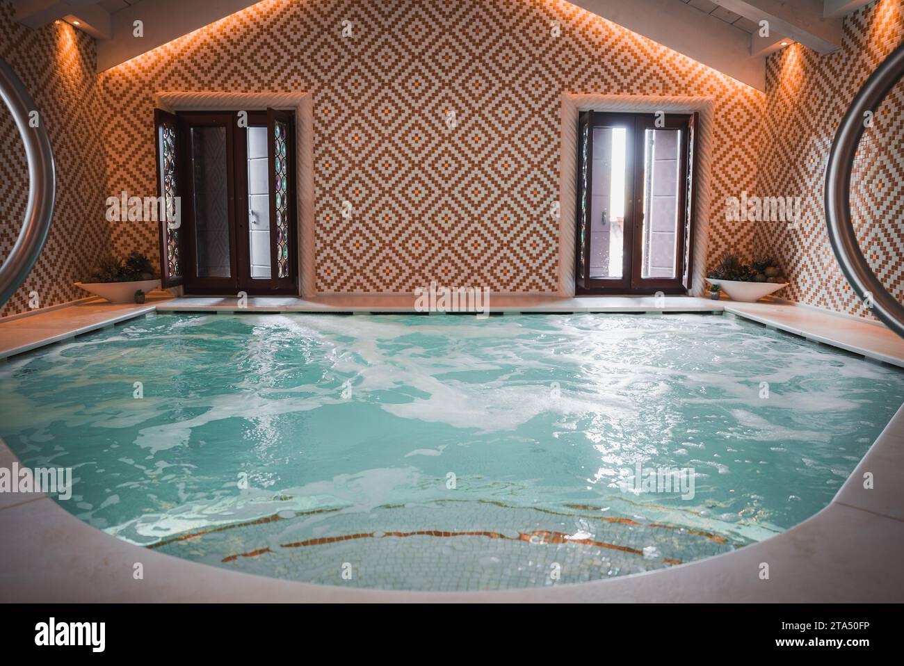 Swimming pool circular design hi-res stock photography and images - Alamy