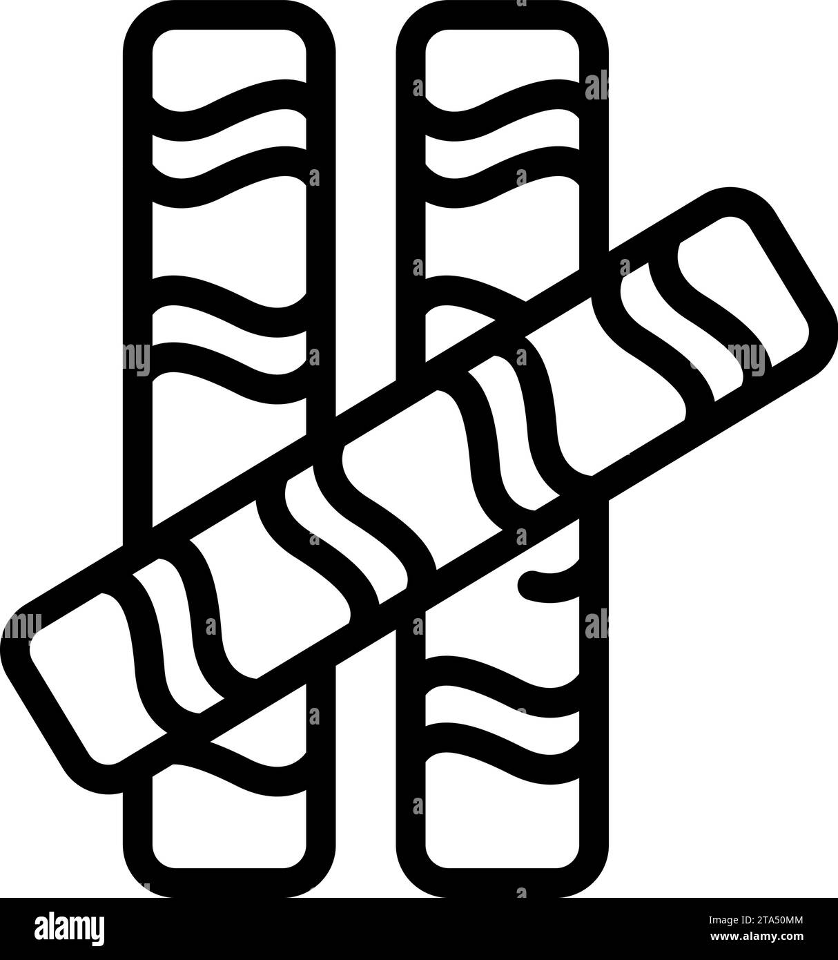 Crispy cream sticks isolated Stock Vector Images - Alamy