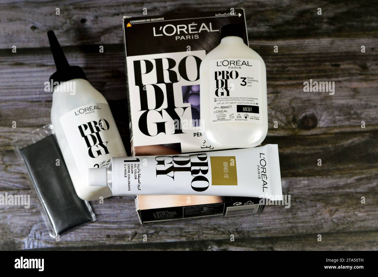 Cairo, Egypt, November 6 2023: L'Oreal Paris Prodigy hair color, made ...