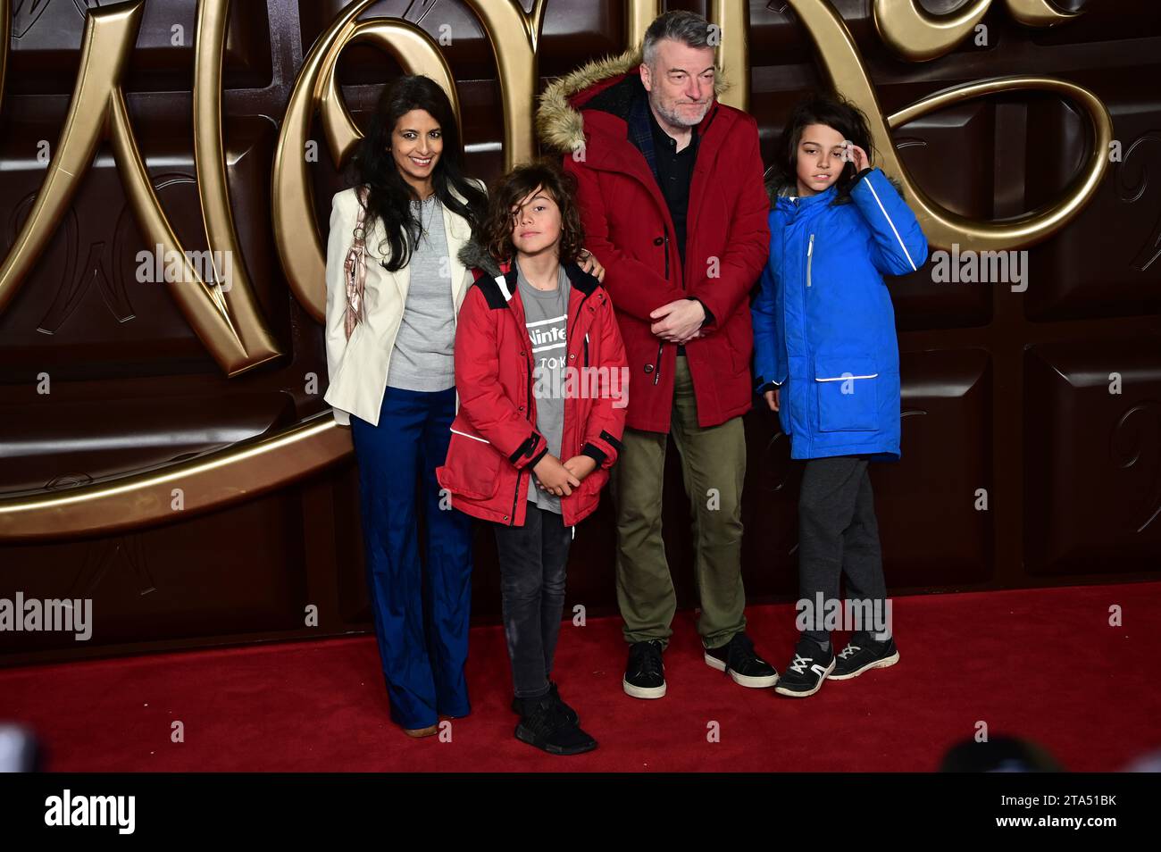London, UK. 28th Nov, 2023. Charlie Brooker and Konnie Huq attends the ...