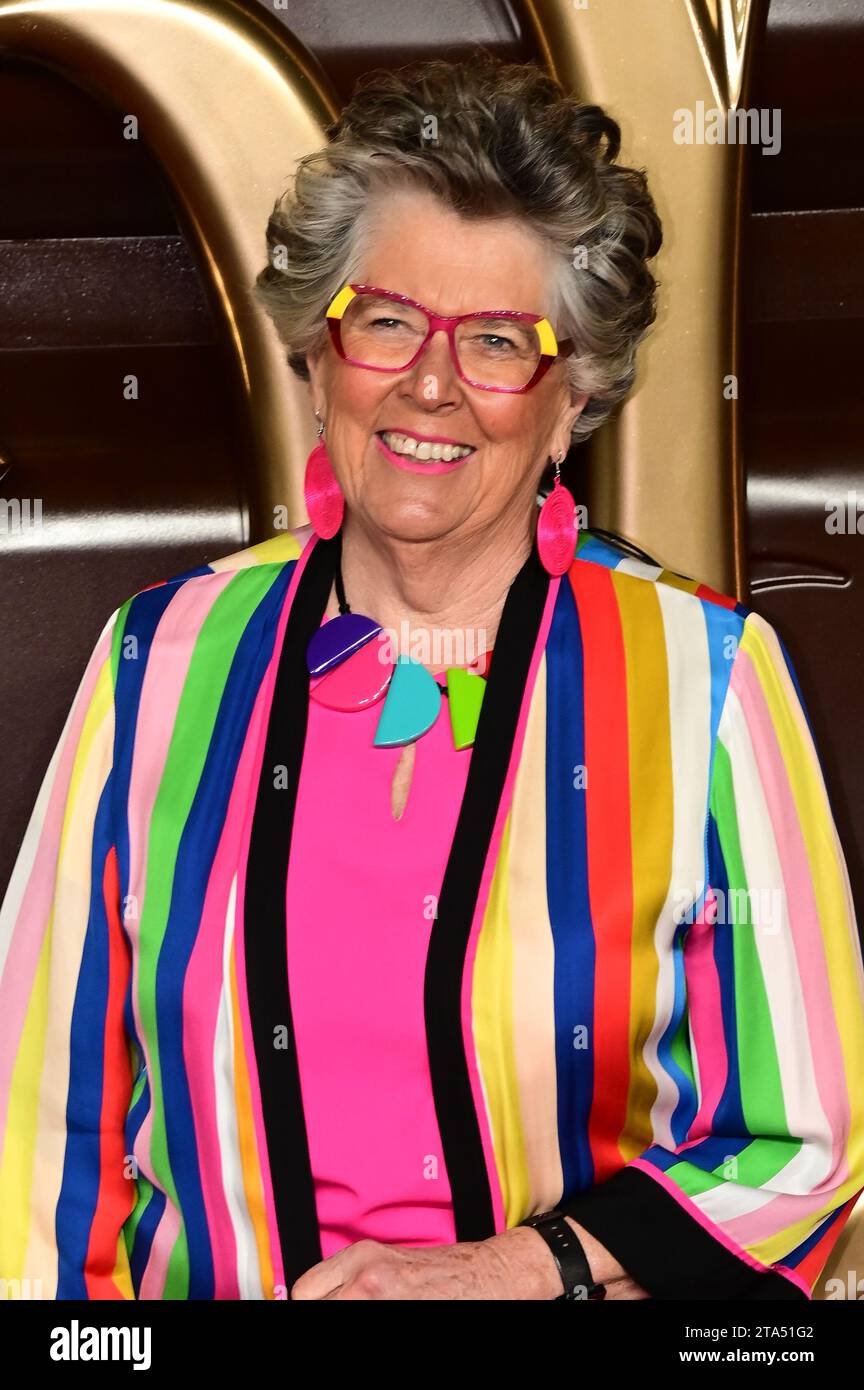 London, UK. 28th Nov, 2023. Prue Leith attends the Warner Bros ...