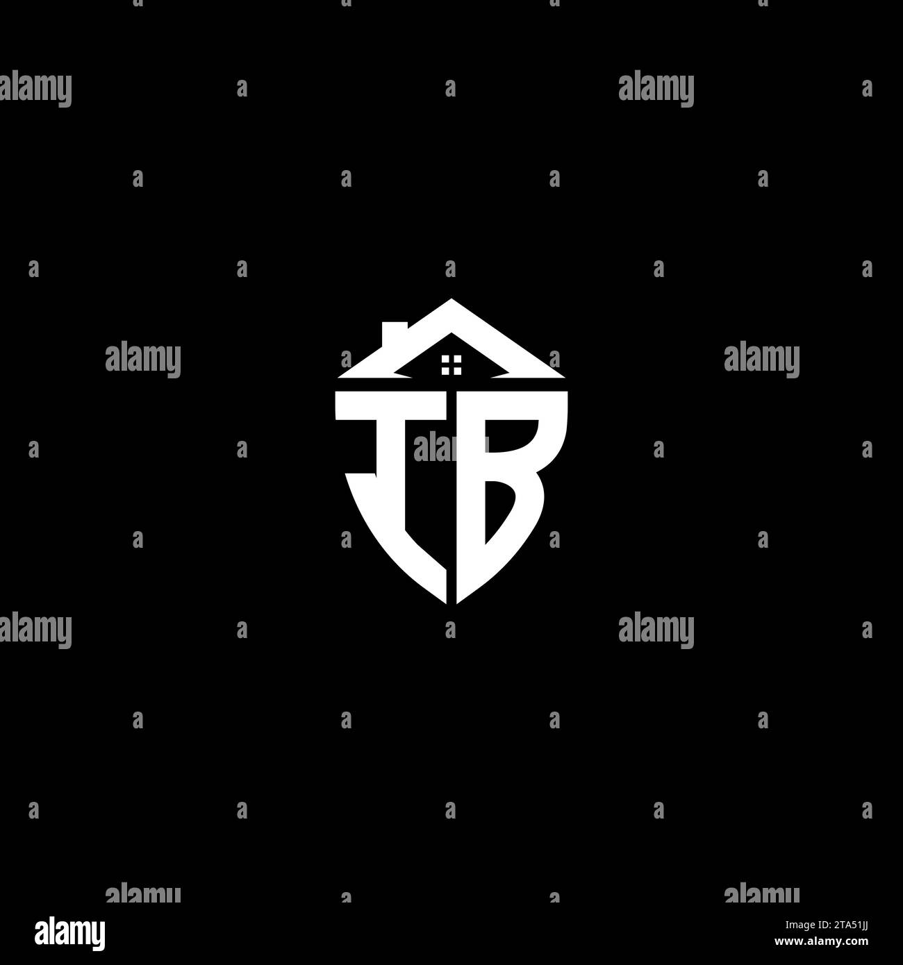 Ib initials logo hi-res stock photography and images - Alamy