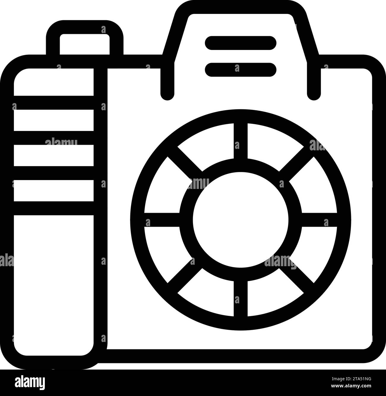 Photography camera equipment icon outline vector. Snapshot paparazzi ...