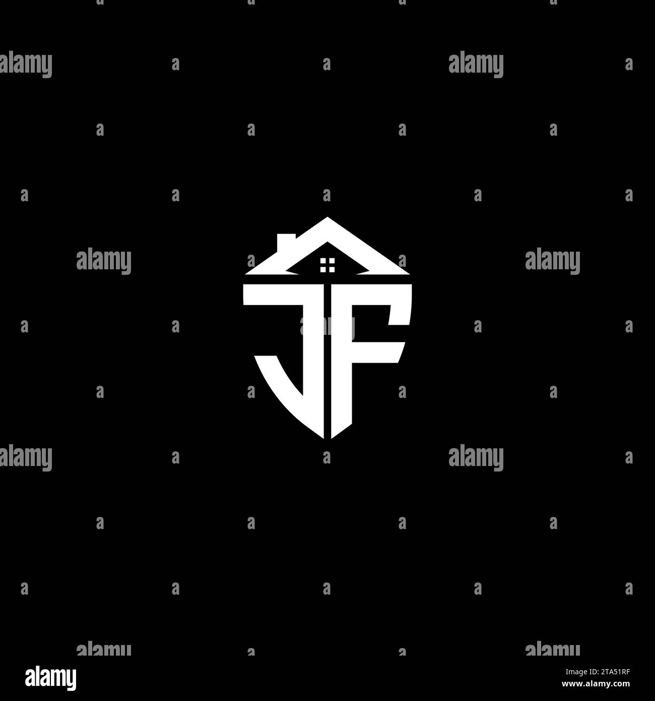 Jf initials logo Stock Vector Images - Alamy