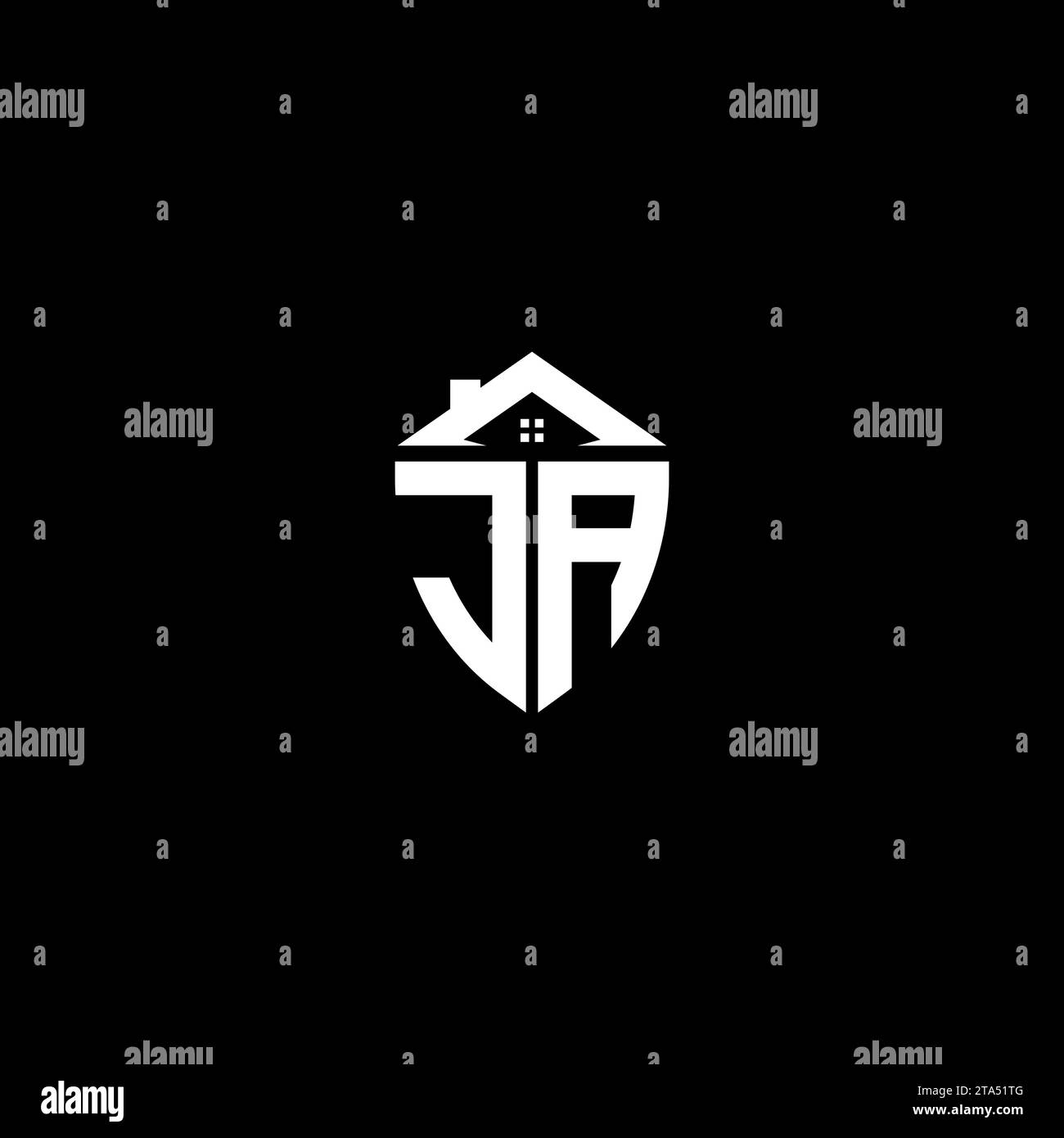 Ja logo initial Black and White Stock Photos & Images - Alamy