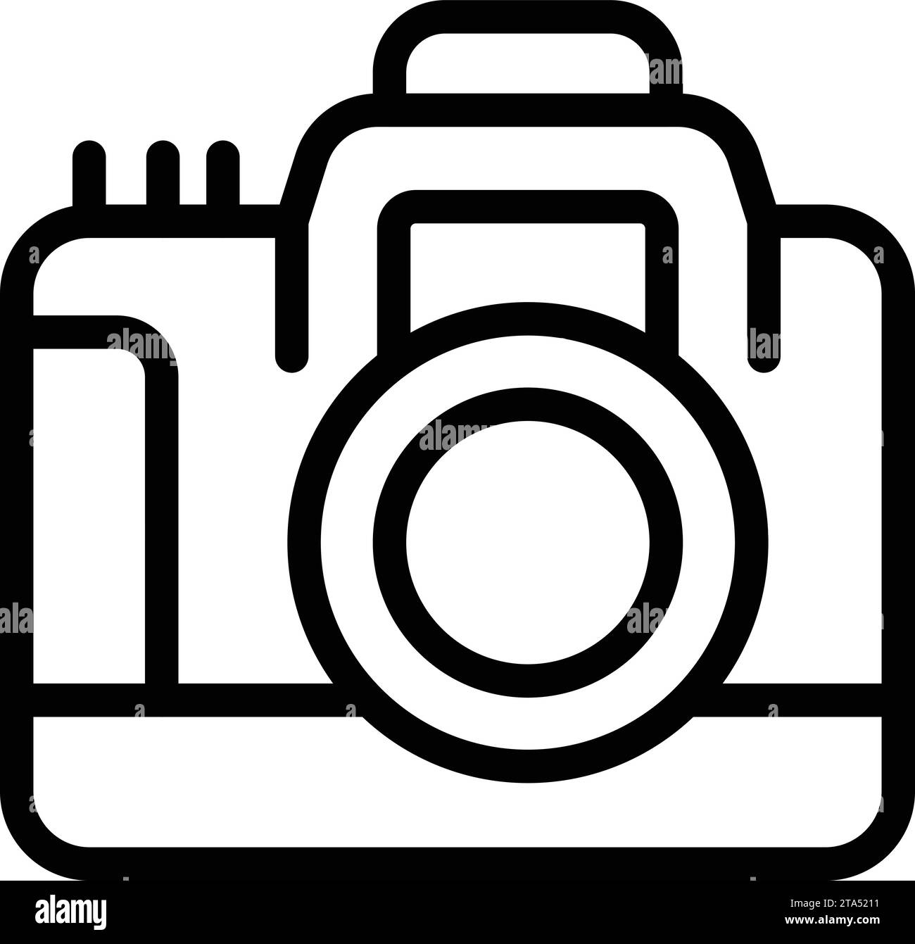 Instant photo camera icon outline vector. Photography shooting ...