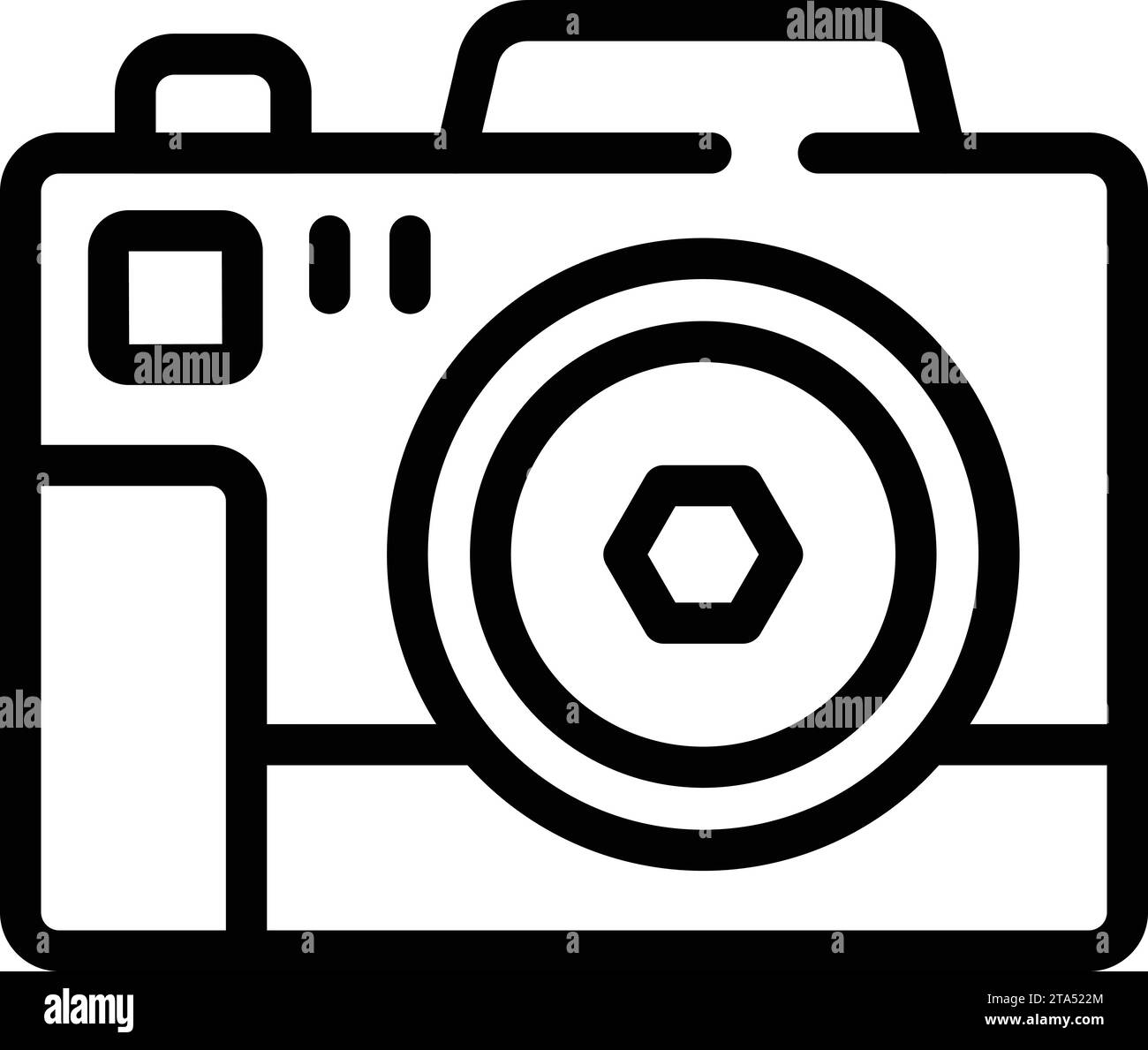 Photo optical capturing instrument icon outline vector. Photoshoot ...