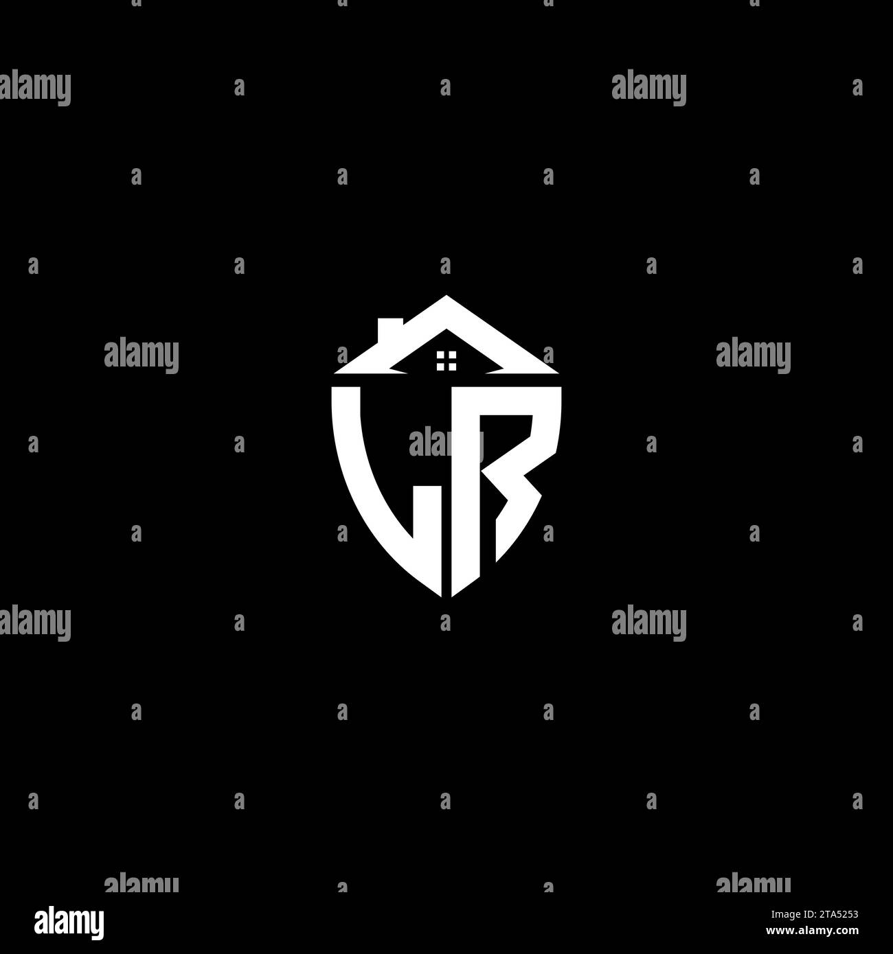 Lr initials logo hi-res stock photography and images - Alamy