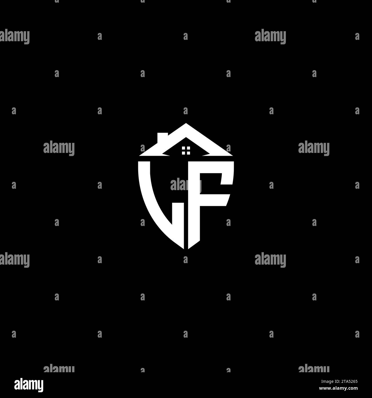 Lf modern logo Black and White Stock Photos & Images - Alamy