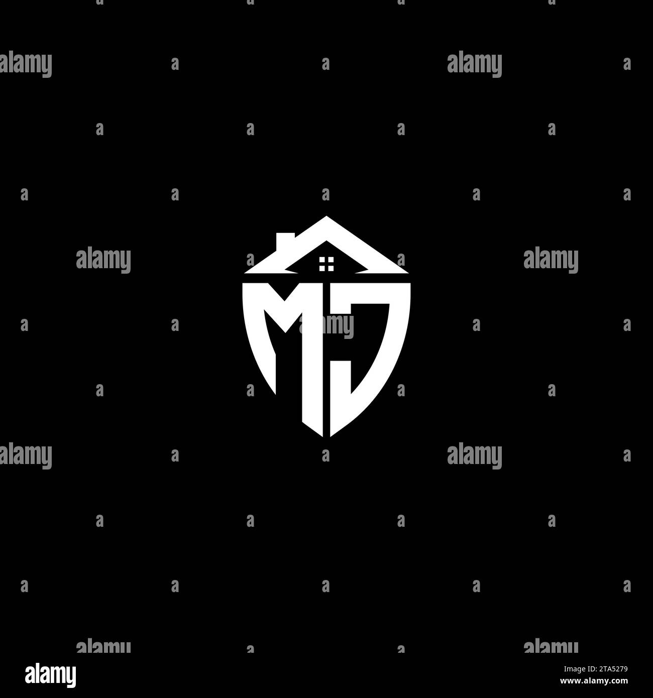 Letter mj logo Black and White Stock Photos & Images - Alamy