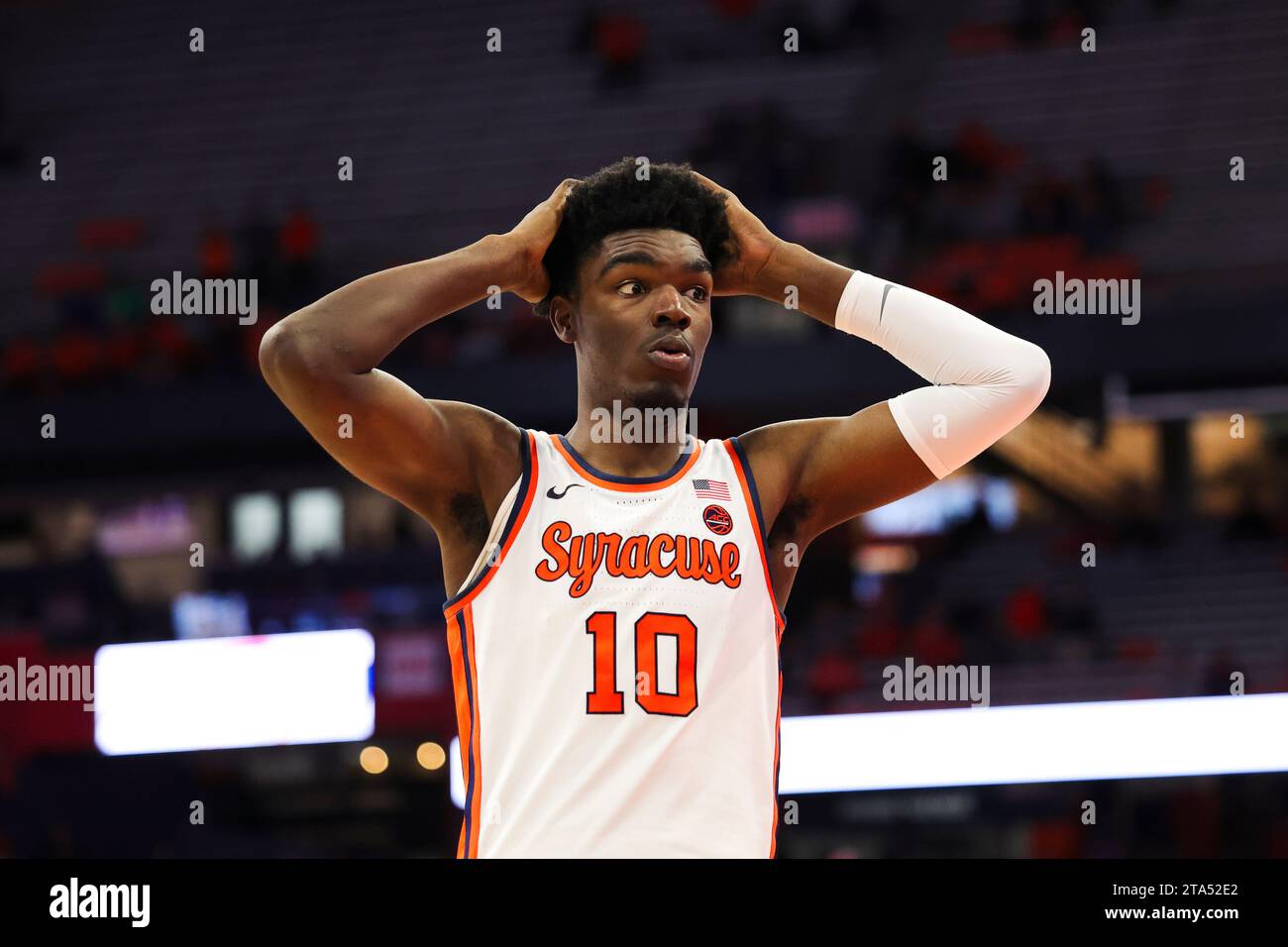 Syracuse, New York, USA. 28th Nov, 2023. During the ACC/SEC challenge ...