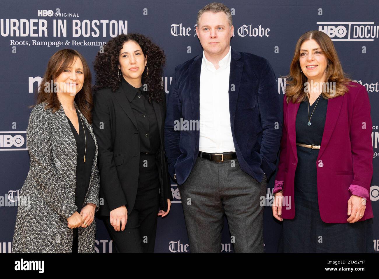 Boston, MA, USA. 28th Nov, 2023. Lisa Heller, Sara Rodriguez, Jason ...