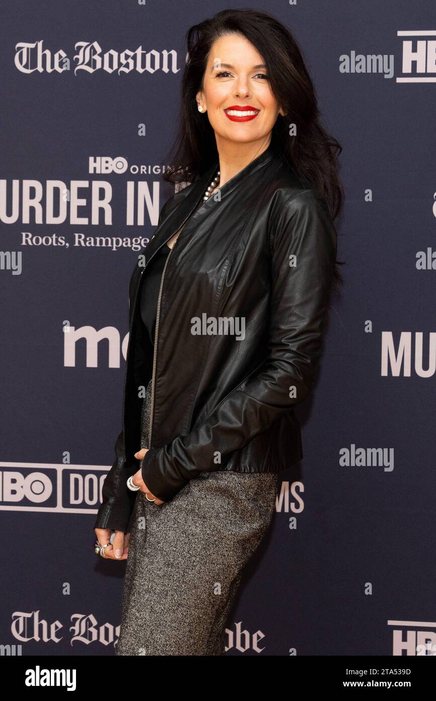 BOSTON, MA - NOVEMBER 28: Linda Pizzuti Henry attends Murder in Boston ...