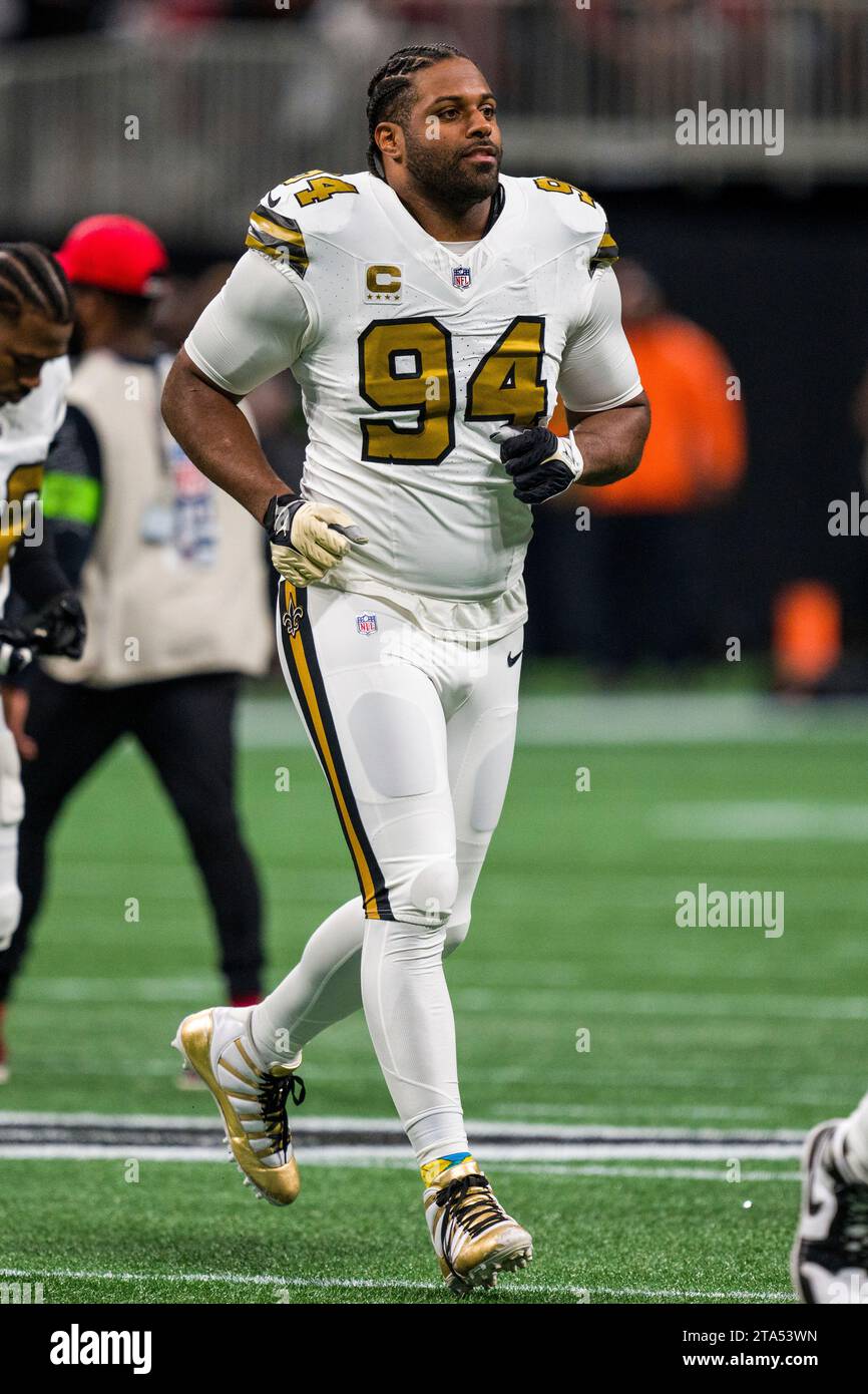 New Orleans Saints defensive end Cameron Jordan (94) returns to the ...
