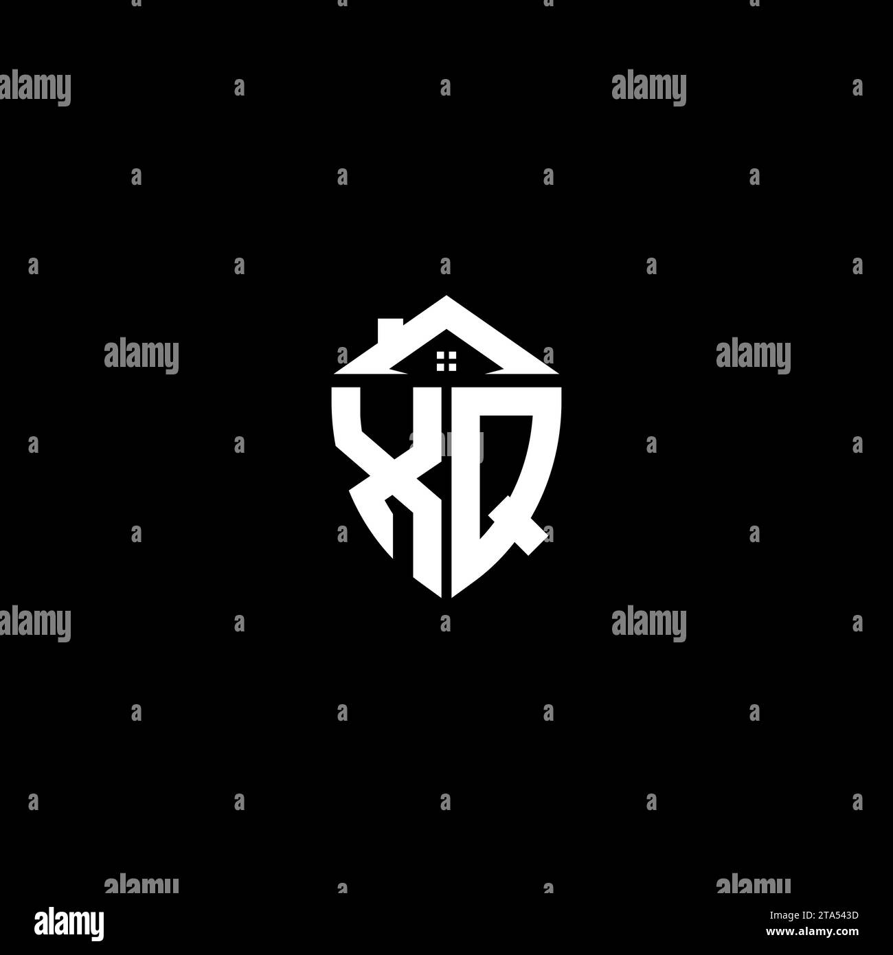 Xq initials logo hi-res stock photography and images - Alamy