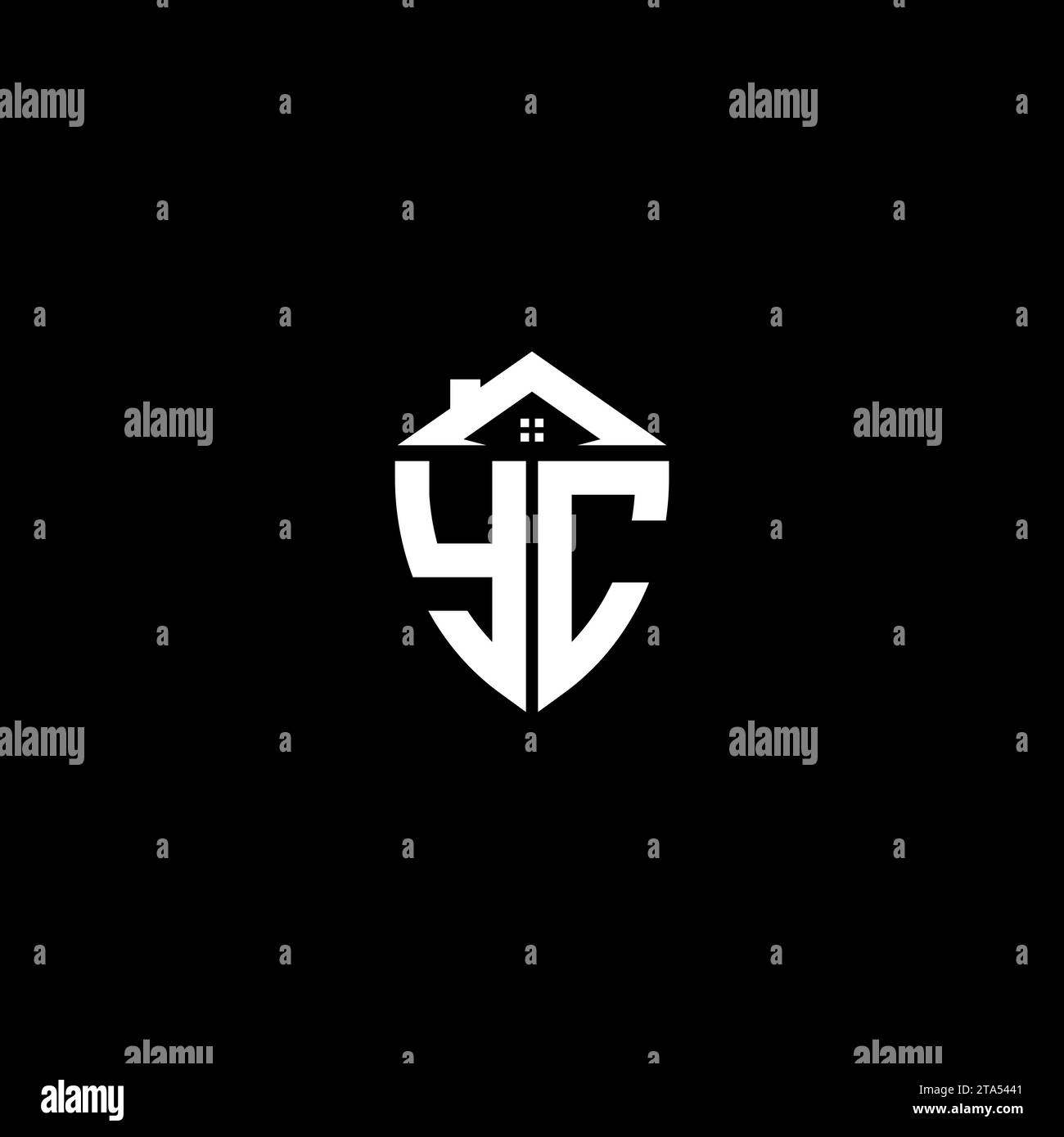 Letter yc logo Black and White Stock Photos & Images - Alamy