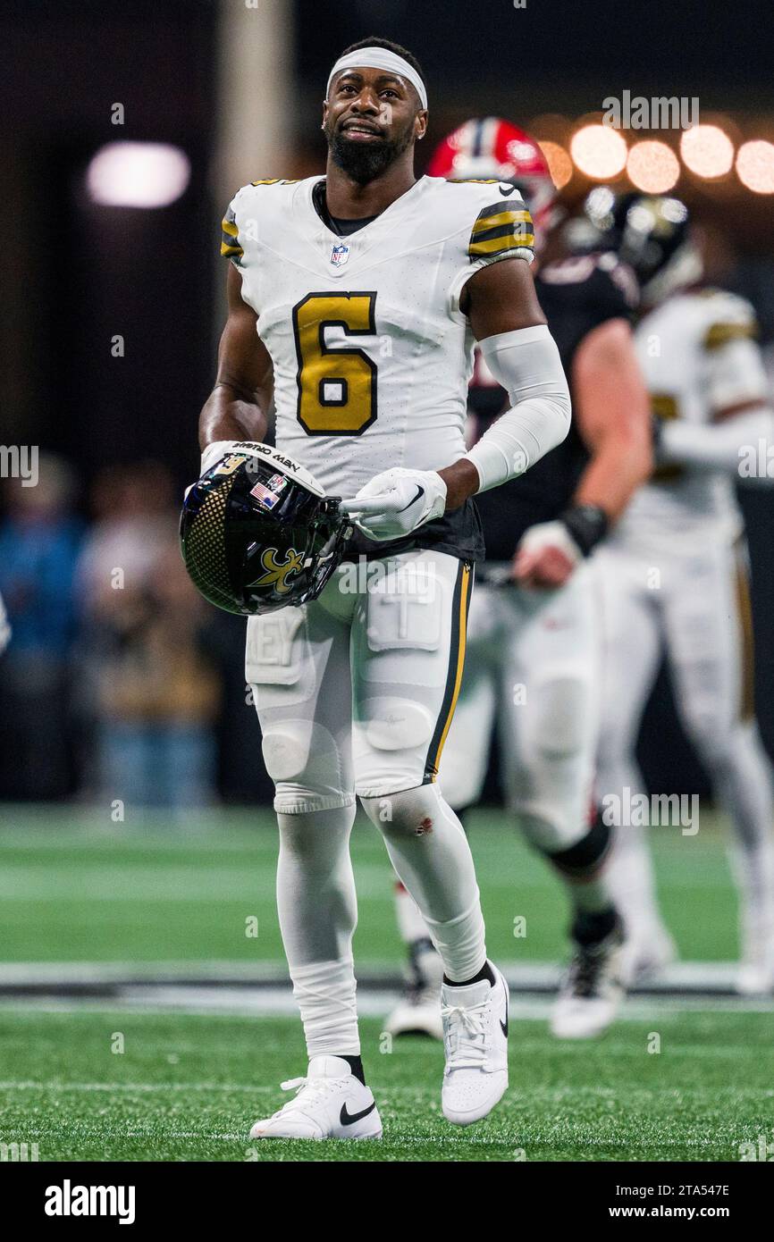 New Orleans Saints safety Marcus Maye (6) walks down the field during ...