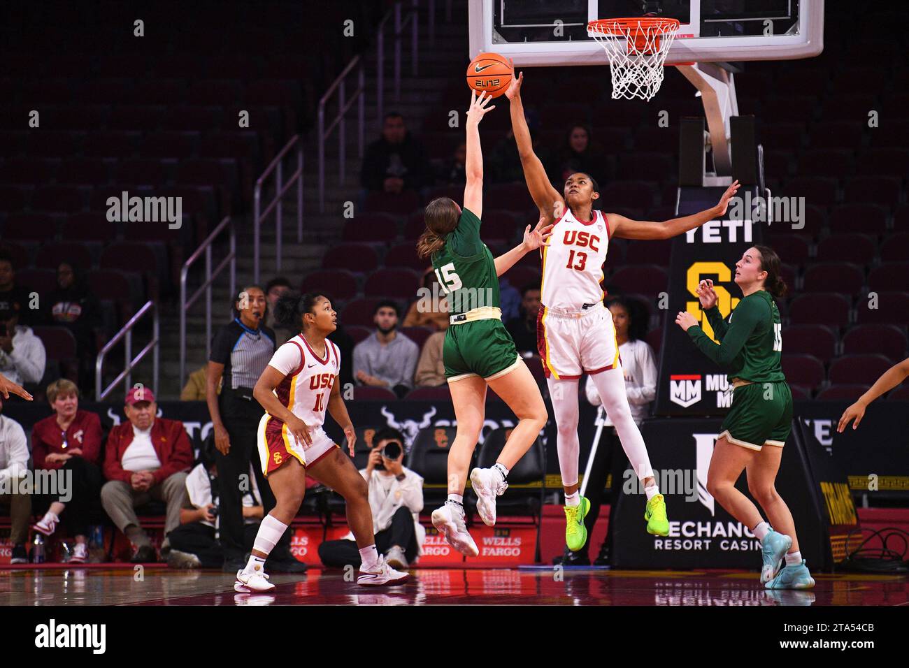 LOS ANGELES, CA - NOVEMBER 28: USC Trojans forward Rayah Marshall (13 ...