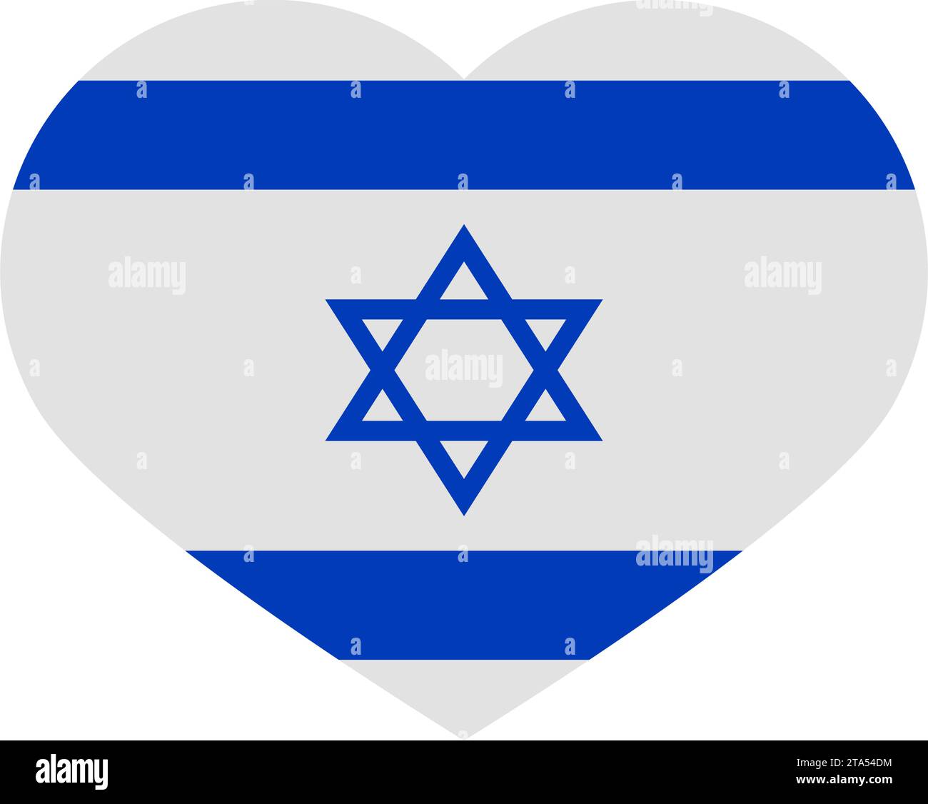 Heart israeli flag Stock Vector Images - Alamy