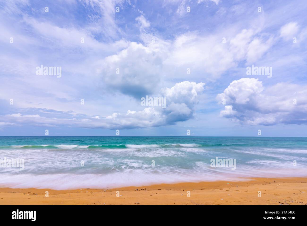Beautiful sea summer landscape in summer season nature background Stock ...