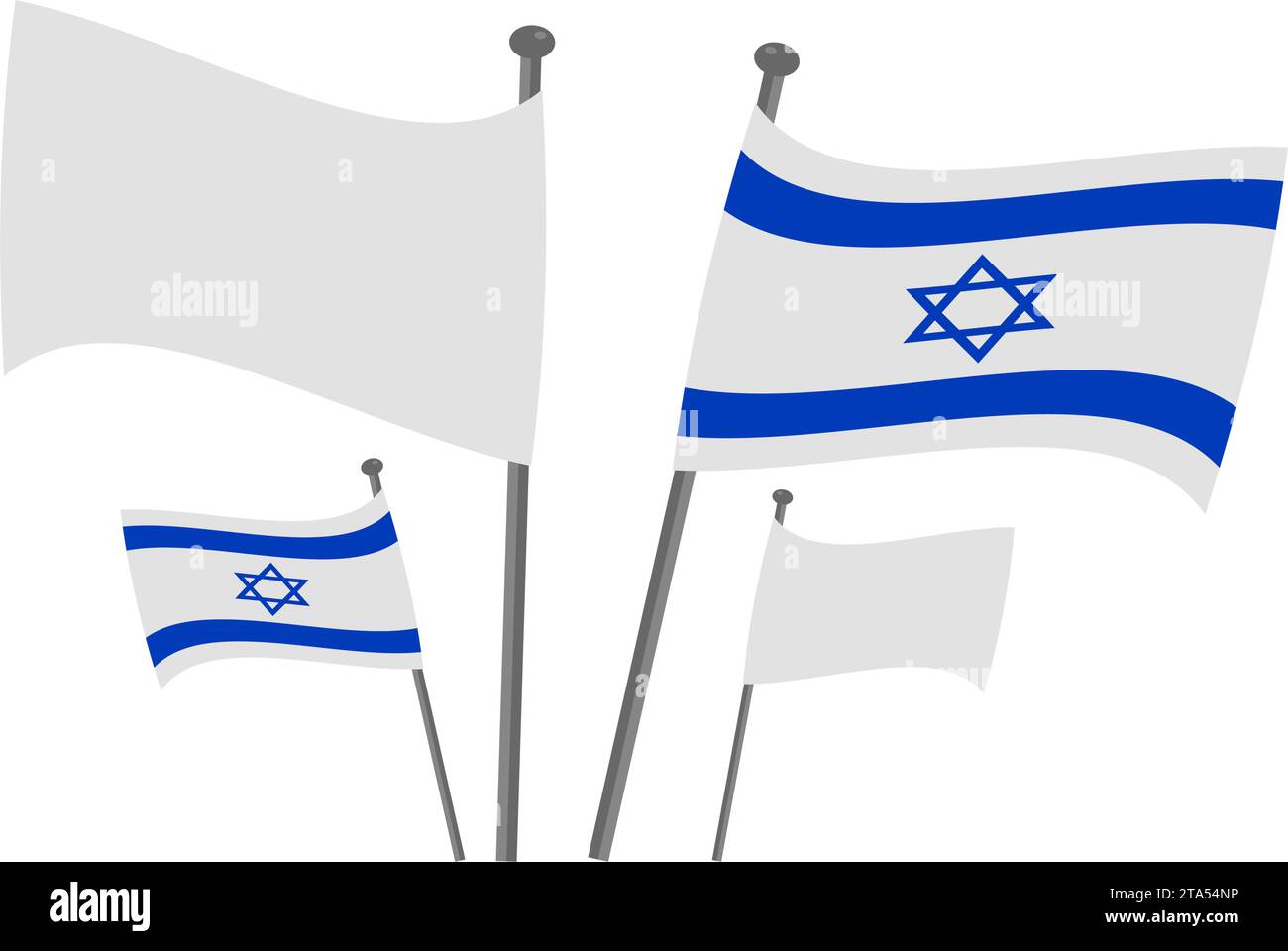 israel peace flags Stock Vector Image & Art - Alamy