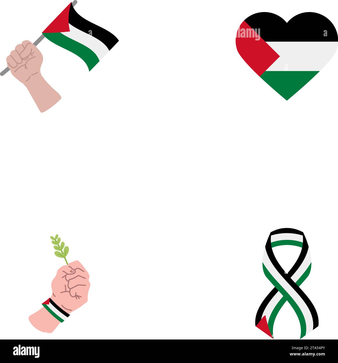 palestine flag design Stock Vector Image & Art - Alamy