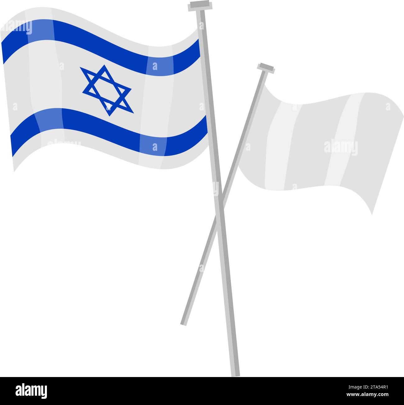 israel peace flags Stock Vector Image & Art - Alamy