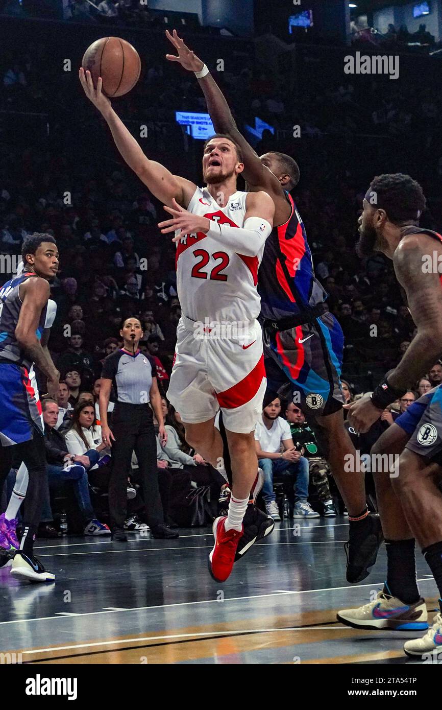 Toronto Raptors' guard Malachi Flynn goes for a layup during an NBA ...