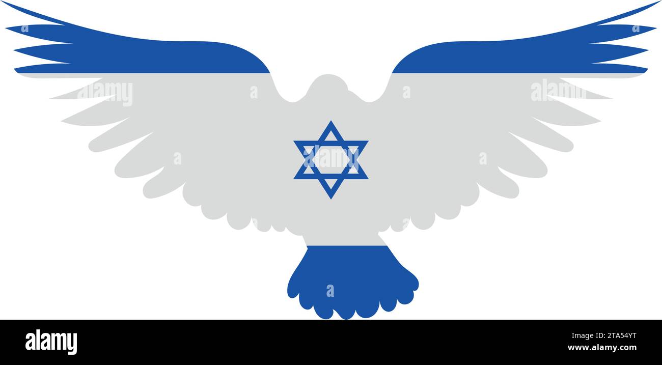 israel flag peace dove Stock Vector Image & Art - Alamy