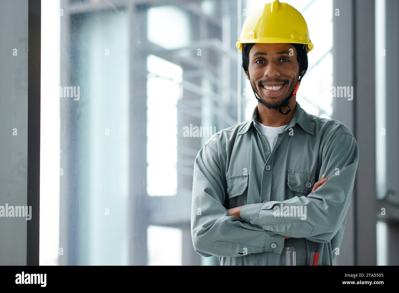 African american worker construction site hi-res stock photography and ...