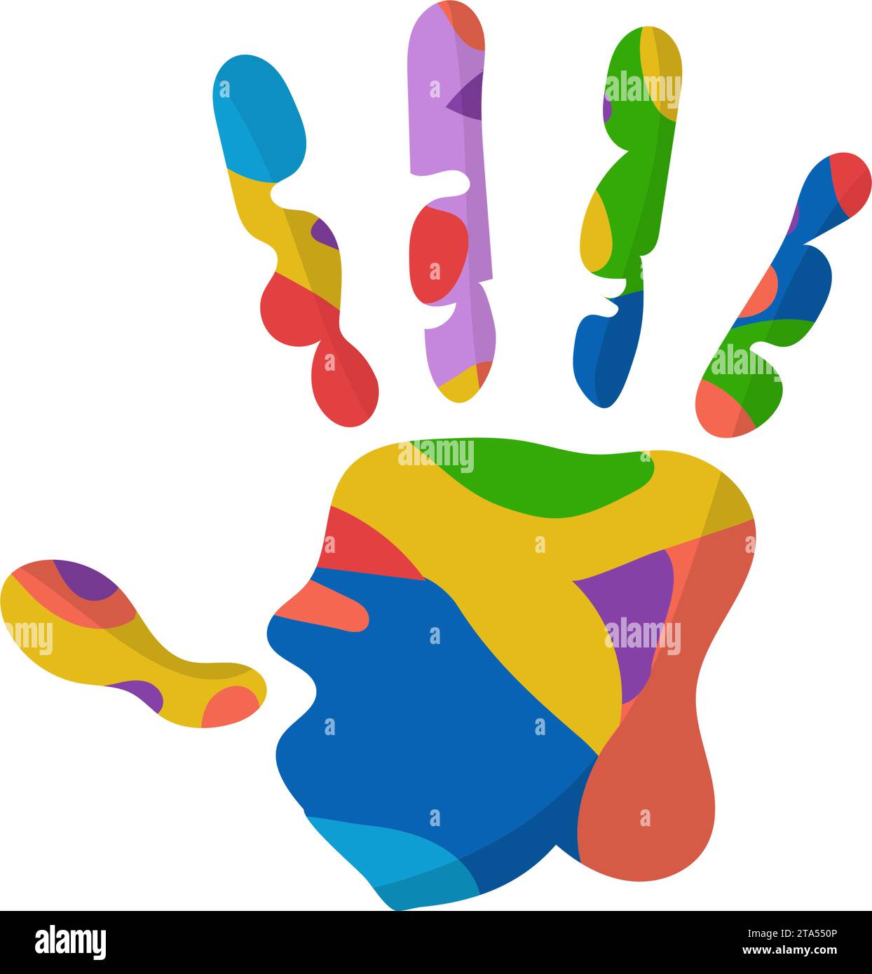 autism hand illustration Stock Vector Image & Art - Alamy