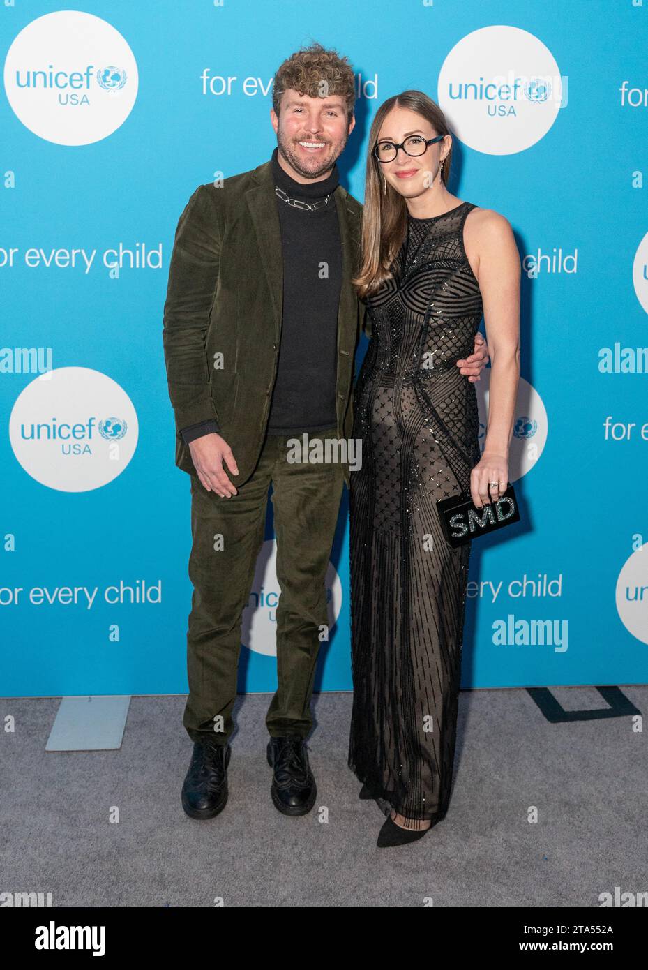 Timo Weiland (L) attends UNICEF Gala 2023 at Cipriani Wall Street in ...
