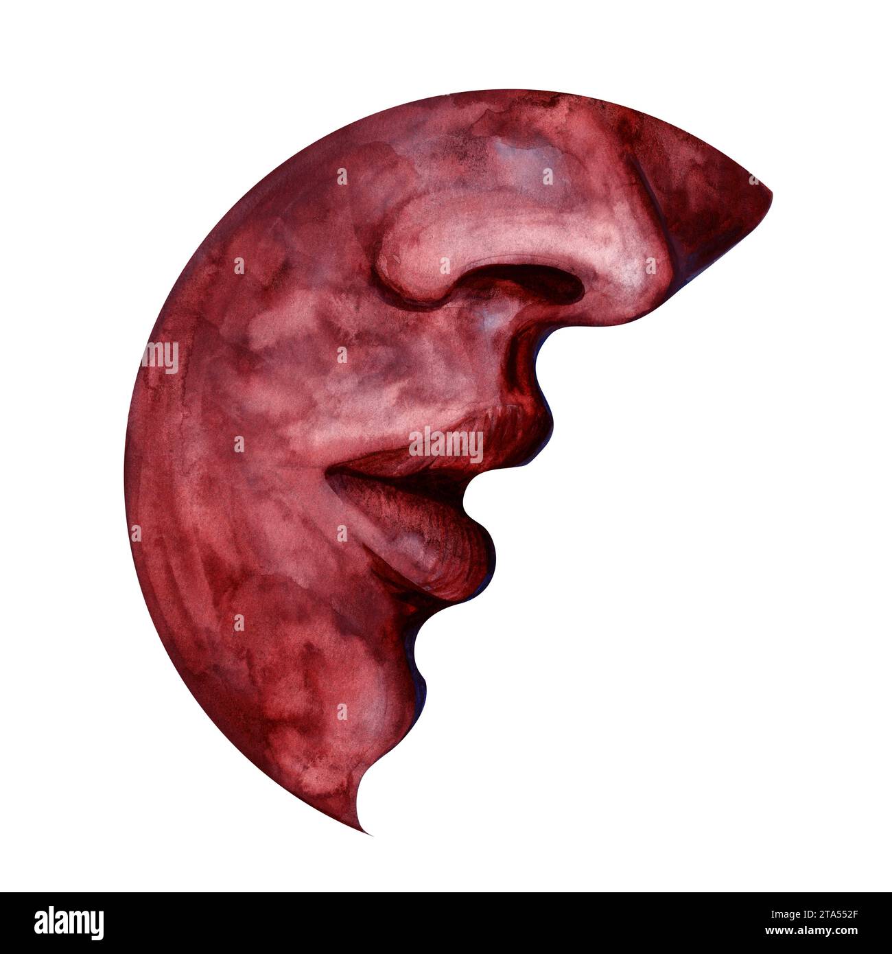 Kissing on the lips Cut Out Stock Images & Pictures - Alamy