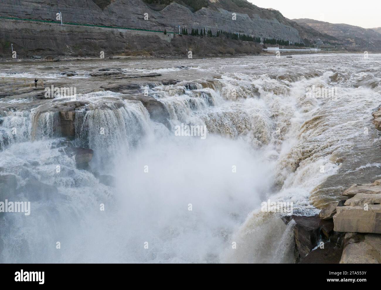 **CHINESE MAINLAND, HONG KONG, MACAU AND TAIWAN OUT** Aerial photo ...