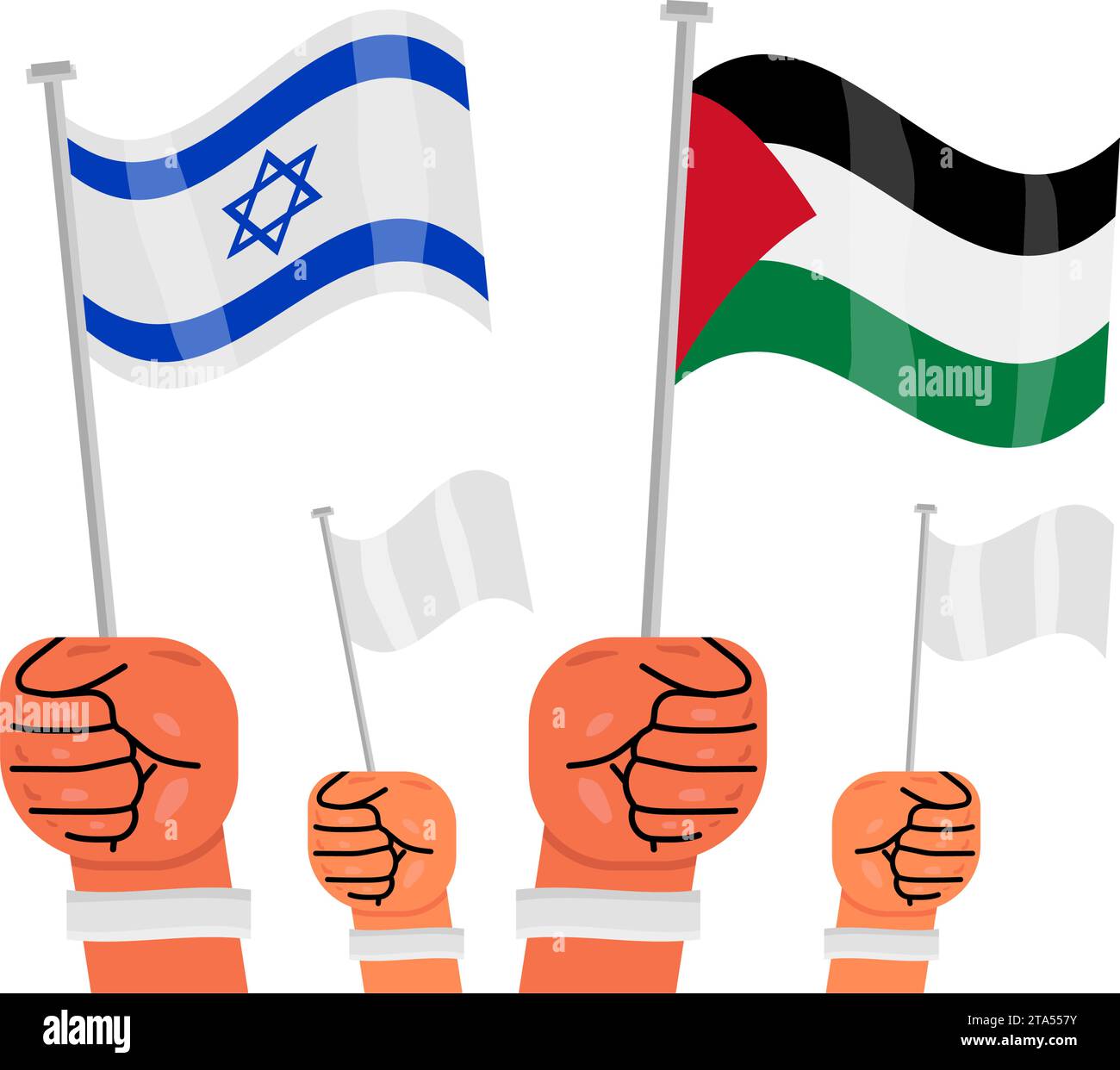 Palestinian National Flags Cut Out Stock Images And Pictures Alamy