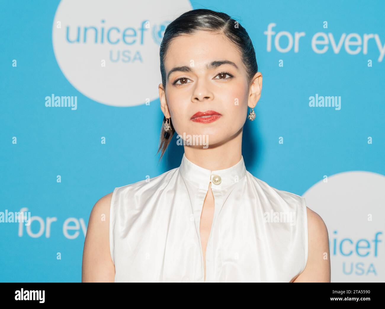 Aria Mia Loberti wearing dress by Dior attends UNICEF Gala 2023 at ...