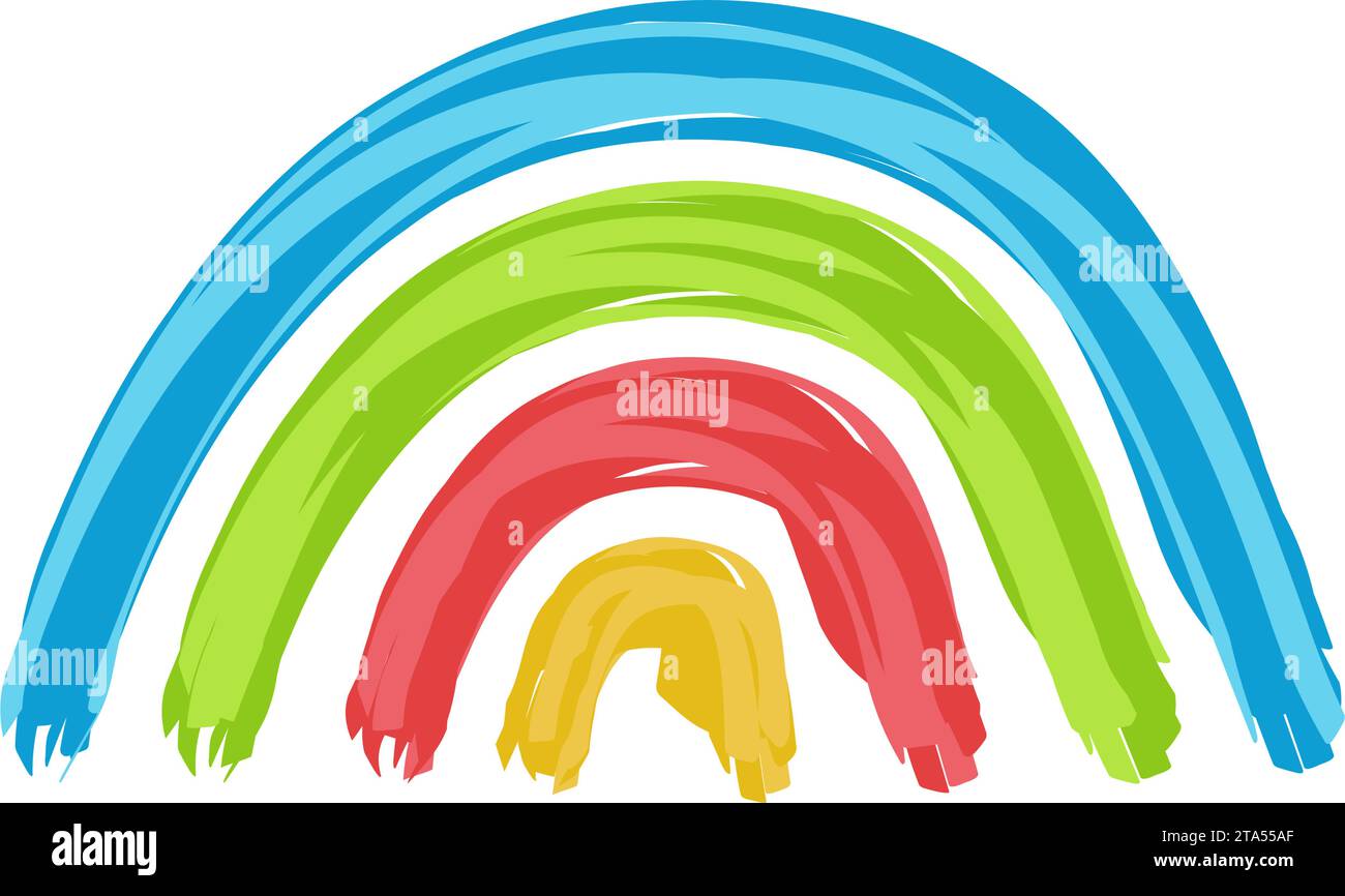 autism rainbow illustration Stock Vector Image & Art - Alamy