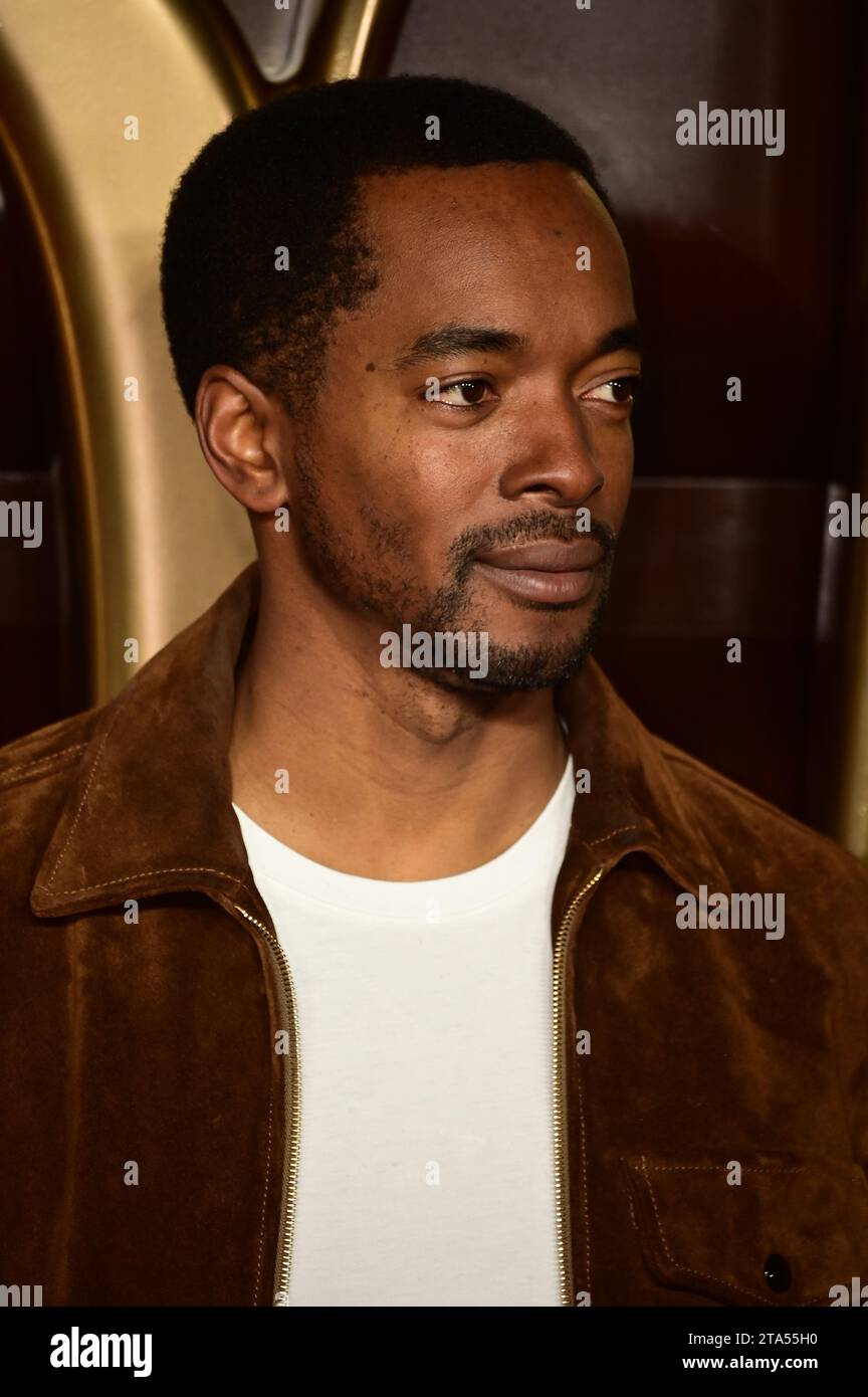 London, UK. 28th Nov, 2023. Aki Omoshaybi attends the Warner Bros ...