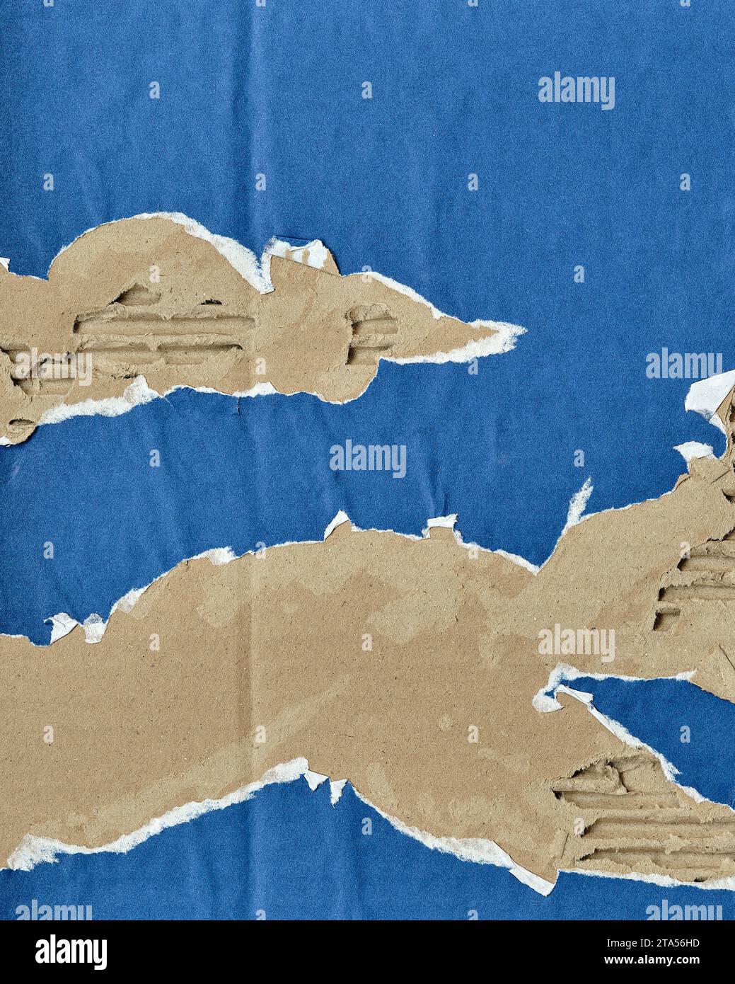 Torn Paper Collage Style, Ripped Paper Effect, Texture Abstract ...