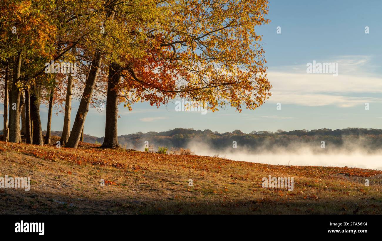 Tennessee River at Colbert Ferry Park, Natchez Trace National Parkway ...