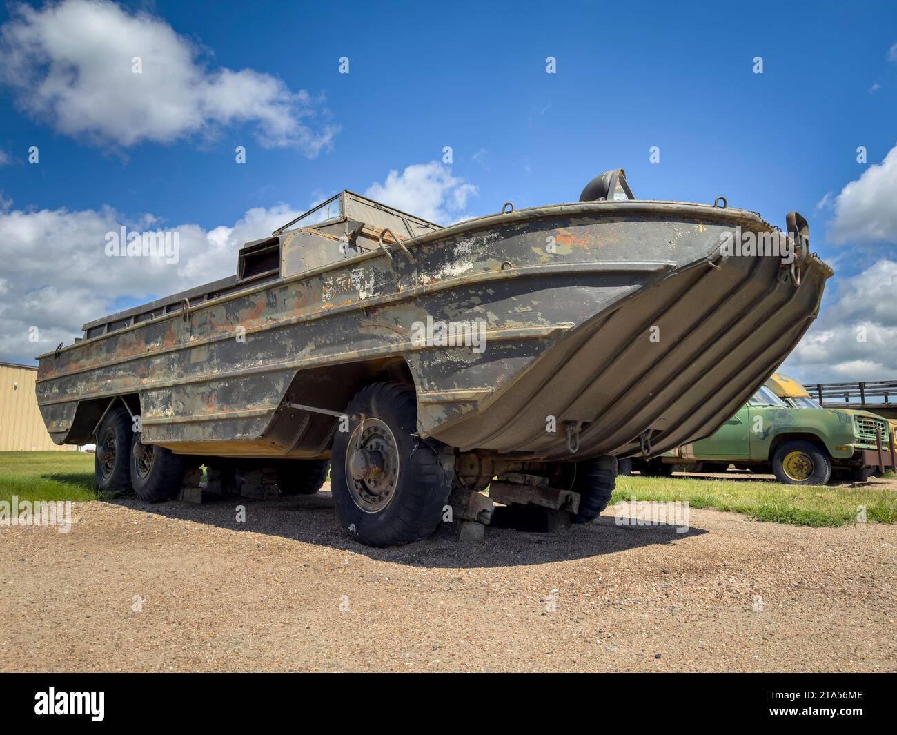 Lexington, NE, USA - August 6, 2023: GMC model DUKW, a vintage American ...