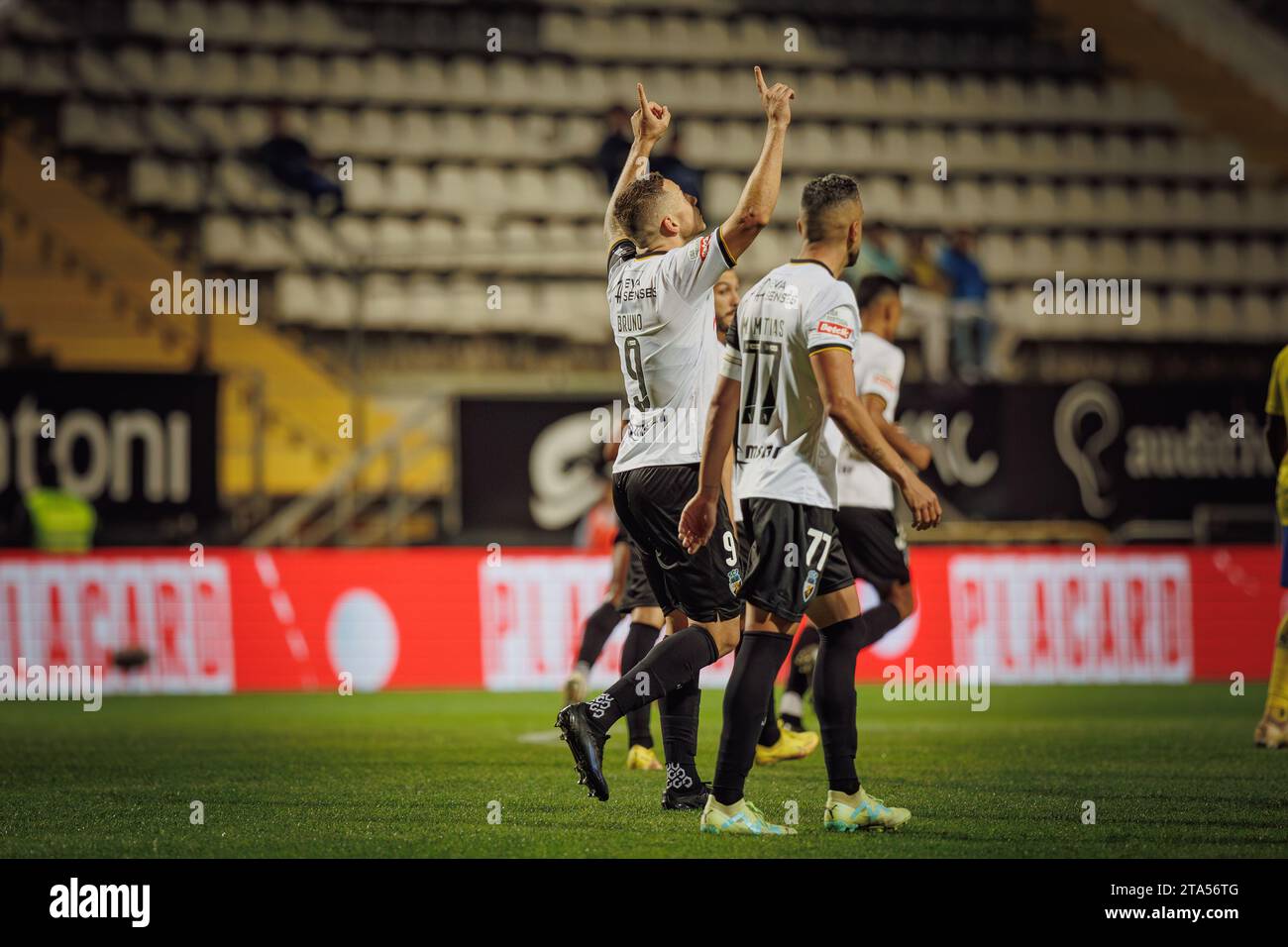 Bruno Duarte celebrates after scoring penalty during Liga Portugal 23/ ...