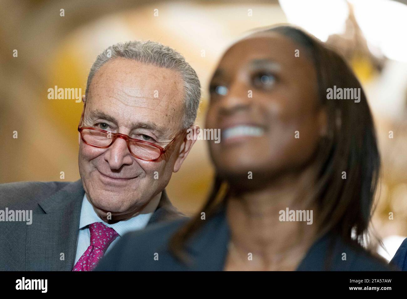 Washington, United States. 04th Oct, 2023. Senate Majority Leader Chuck ...