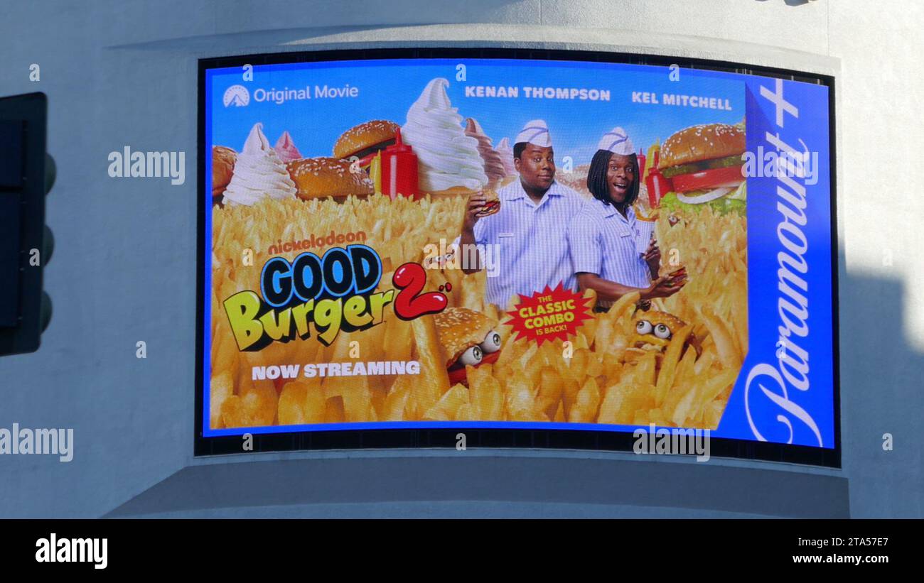 Los Angeles, California, USA 28th November 2023 Good Burger 2 Billboard ...